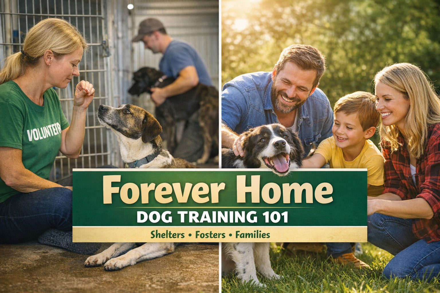 Forever Home: Dog Training 101 for Shelter Volunteers